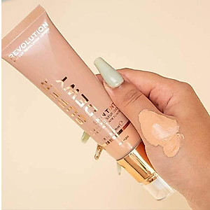Makeup Revolution, Superdewy Tinted Moisturiser, Light Coverage, Dewy Finish, Medium, 1.85 fl. Oz.