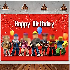Robot Themed Birthday Party Supplies Vinyl Robot Backdrop Photography Tapestry Perfect Party Decoration for Boys and Girls 5x3ft