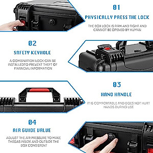 Miniature Storage Hard Shell Figure Case - 80 Slot Figurine Minature Carrying Case with Foam Layer for Miniatures Compatible with Warhammer 40k, DND & More (80)