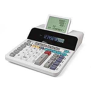 Sharp EL-1901 Paperless Printing Calculator with Check and Correct, 12-Digit LCD Primary Display, Functions the Same as a Printing Calculator/Adding Machine with Scrolling LCD Display Instead of Paper