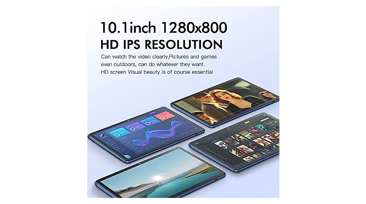 DUODUOGO 10.1'' Tablet - 2 in 1 Powerhouse