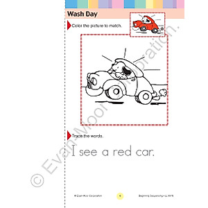 Learning Line: Beginning Sequencing, Prek - Kindergarten Workbook