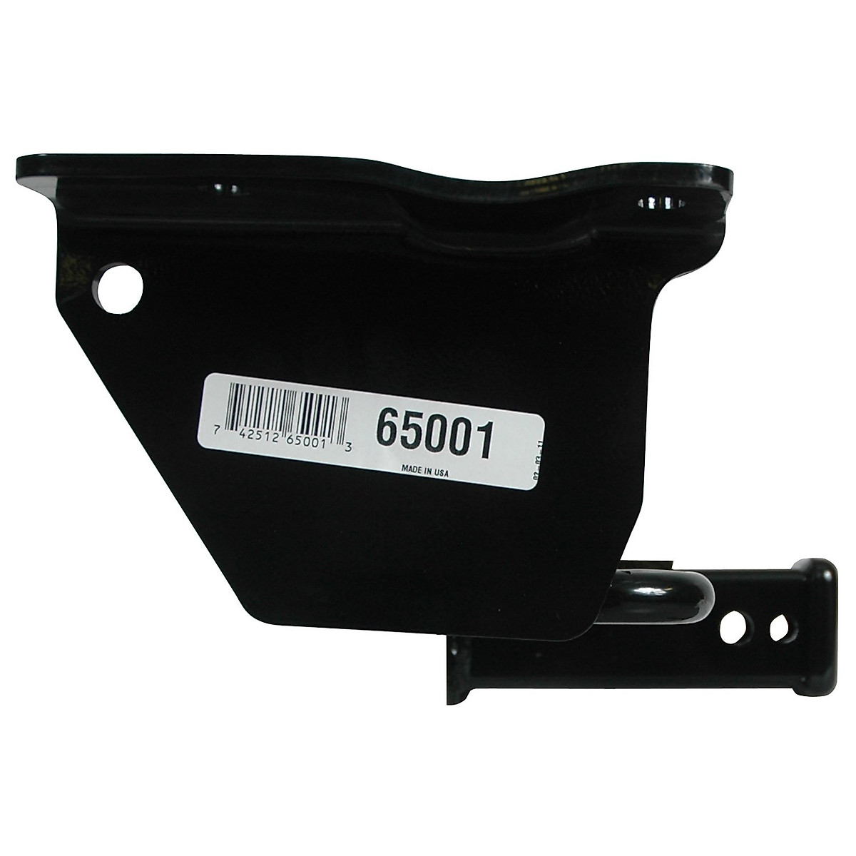 Draw-Tite 65001 Front Mount Receiver Hitch, Black