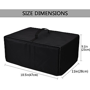 CouldyCasi Rice Cooker Cover, Heavy Duty Heat Resistant Waterproof Nylon Material, Rice Cooker Dust Protective Cover Case for KitchenAid Grain and Rice Cooker 8 Cup KGC3155BM