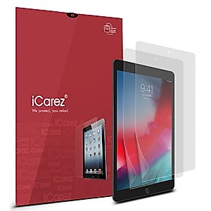 iCarez Matte Screen Protector for iPad Mini 4 / iPad Mini 5 2019 7.9-inches, 2-Pack Anti-glare
