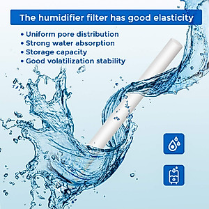 30 Pieces Car Diffuser Sponges Refill Sticks Humidifier Filter Replacement Wick Humidifier Sticks Filter Diffuser Absorbent Filter Sticks for Car Office Bedroom USB Powered Humidifier Aroma