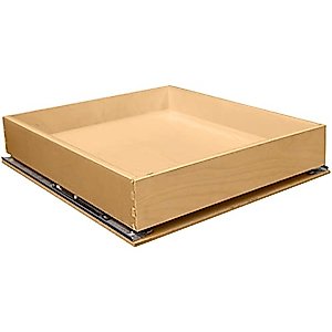 SlidingSusan Pull Out Cabinet Organizer - Fully Assembled Pull Out Drawers For Kitchen Cabinets - Dovetail and Soft Close Cabinet Pull Out Shelves - Fast and Easy D.I.Y. Installation - 14" W x 21" D