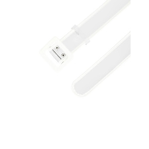 Allegra K Womens Clear Waist Belt Plus Size Skinny Belts for Jeans Dresses 60-85cm/23.62-33.46" White