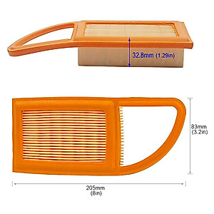 HIFROM Air Filter Compatible with Stihl BR500 BR550 BR600 4282-141-0300 4282 141 0300 4282 141 0300B Backpack Blowers Parts