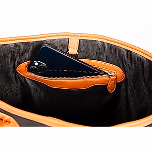 Canvas Tote Bag For Women, Extra Large Cotton Canvas Laptop Tote Bag for Travel School and Work