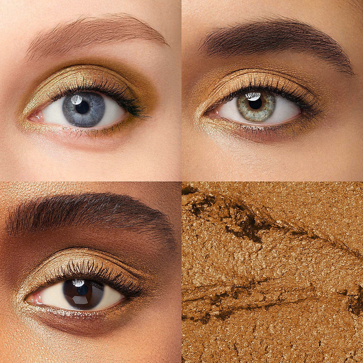 Julep Eyeshadow 101 Crème-to-Powder Waterproof Eyeshadow Stick – Honey Gold Shimmer – Long-Lasting, Crease-Proof, Warm Golden Shimmer Cream Eyeshadow with Built-in Smudger