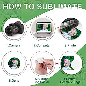 135Pcs Sublimation Keychain Blanks Bulk,MDF Keychain Double Sided Heat Transfer Keychain Board with Film,Key Rings, Plastic Retaining Clips for DIY and Craft(Round, Rectangle, Bone, Square, Heart)