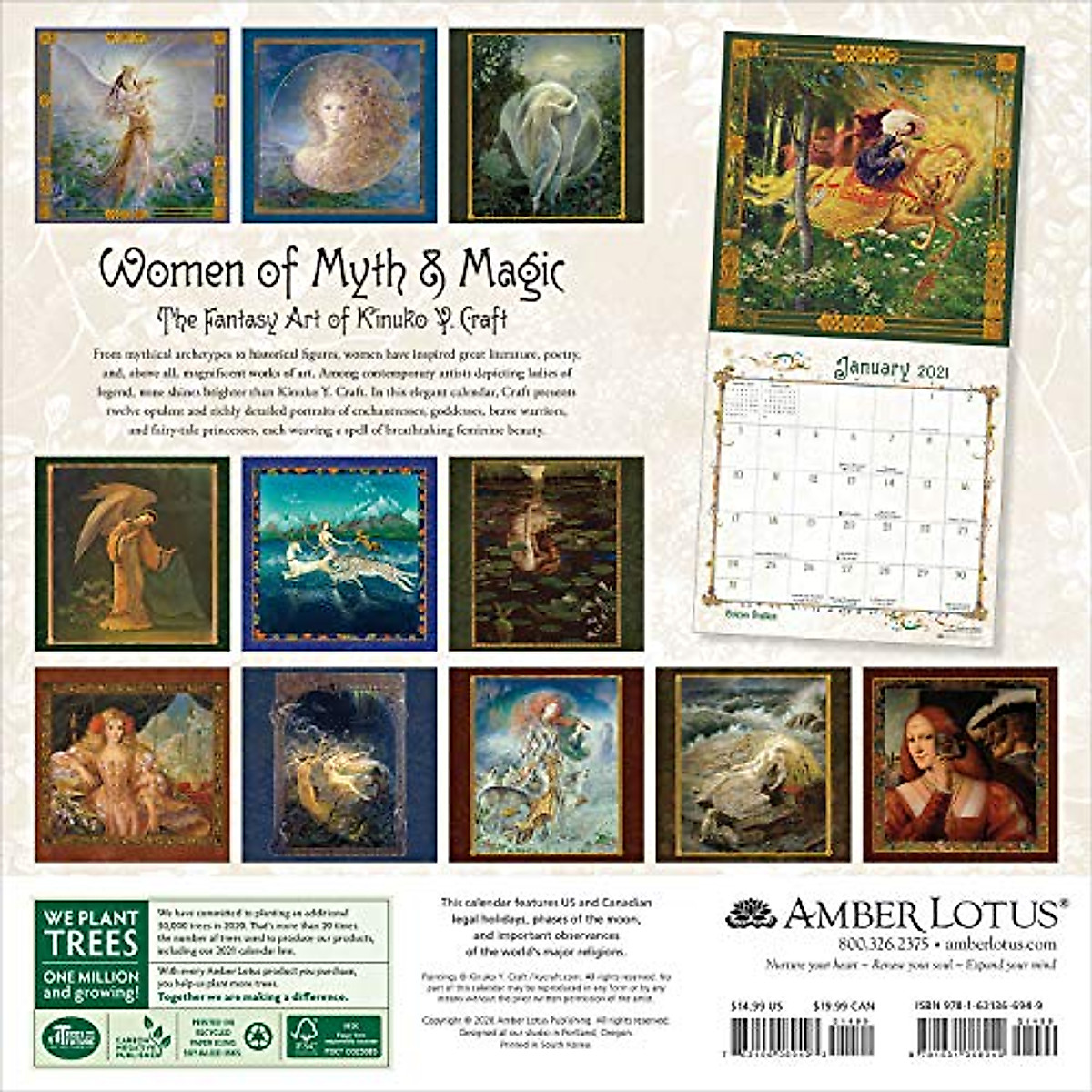 Women of Myth & Magic 2021 Calendar
