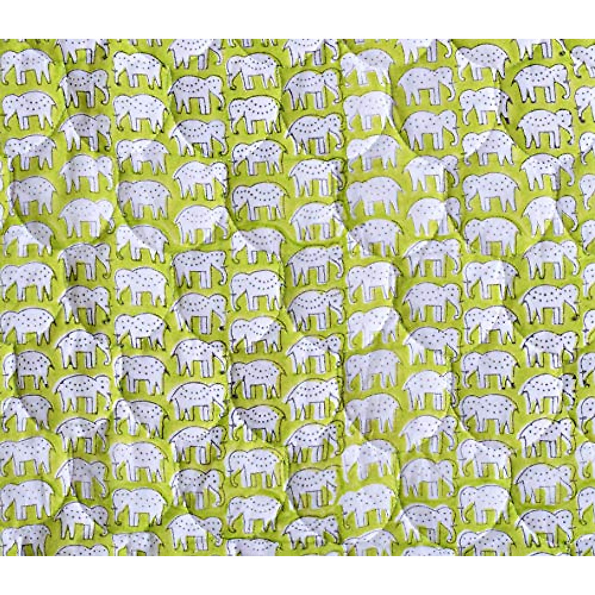 SHIRANYA Unisex Blanket - Animal Print Cotton Baby Quilt Soft Cot Comforter Crib Blanket for All Seasons - Parrot Green - 40"x50"