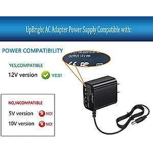 UpBright 12V AC/DC Adapter Compatible with Dogtra HK-S-120A030-US BC12V300/5.5 500 1000 1500 1700 7000 7100 200NCP 1900NCP 1902NCP 7000M 300M 7100H YS200 YS500 200NCP BC120 Dog Training Collar Charger