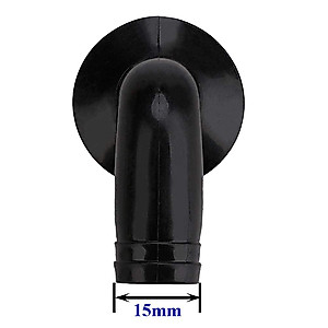 5 Pack 20 mm Air Conditioner Drain Hose Adapter for Mini-Split and Window AC Unit. 0.78 Inch Universal AC Drain Hose Connector Elbow Fitting Compatible with Panasonic Room Air Conditioner, Black