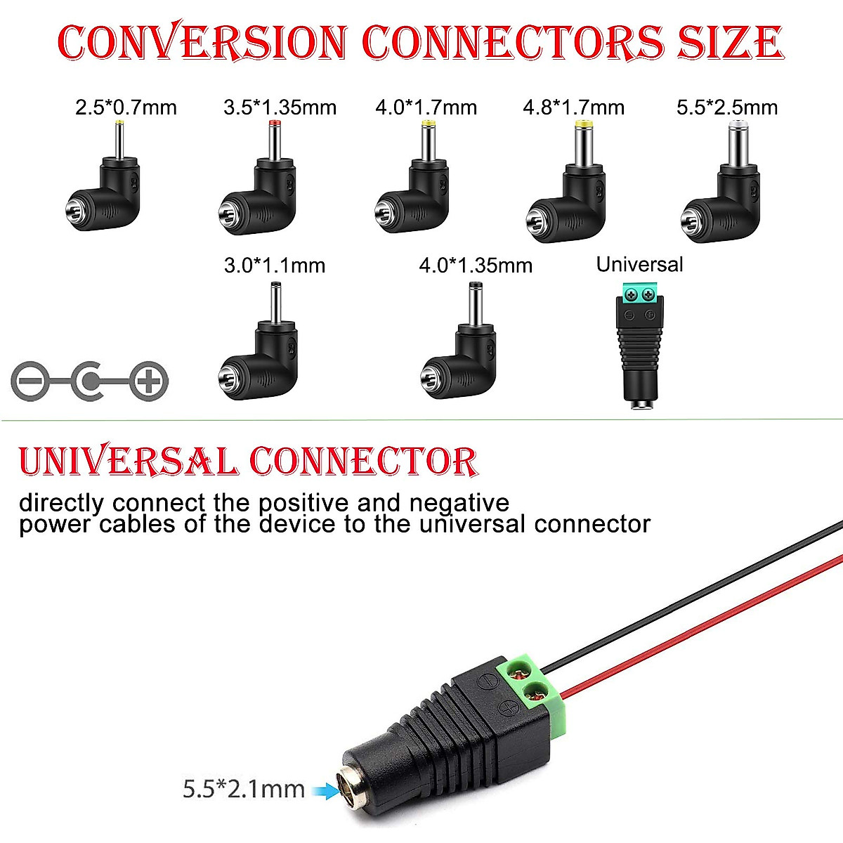 MEROM 12V 3A Power Supply 36W Universal AC DC Adapter AC 100-240V to DC 12V Switching Power Supply Transformer for Speaker, Router, Hard Drives, Cameras, Audio Gear and Most 12V Devices