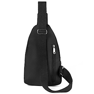 Small Sling Bag Crossbody Bags for Women, Sling Backpack Daypack Fanny Pack Cross Body Bag for Outdoors Hiking Traveling - Black