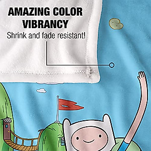 Adventure Time Best Bros Silky Touch Super Soft Throw Blanket 36" x 58"