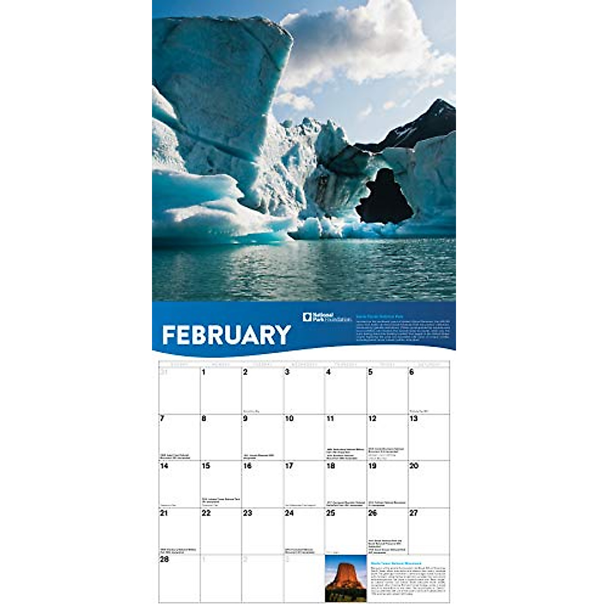 2021 National Park Foundation Wall Calendar: A 12-Month Nature Calendar & Photography Collection (Monthly Calendar)