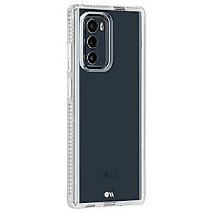Case-Mate - Tough Plus - Case for LG Wing (5G) - 15 ft Drop Protection - Clear
