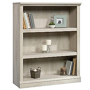 Pemberly Row 3 Shelf Bookcase in Chalked Chestnut