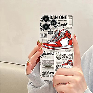 Cool Case Designed for iPhone 14 Pro Max 6.7 for Boys, Trendy Graphics Soft Silicone Gel Rubber Shockproof Soft Cover Off iPhone 14 Pro Max tective Phone Case (White)