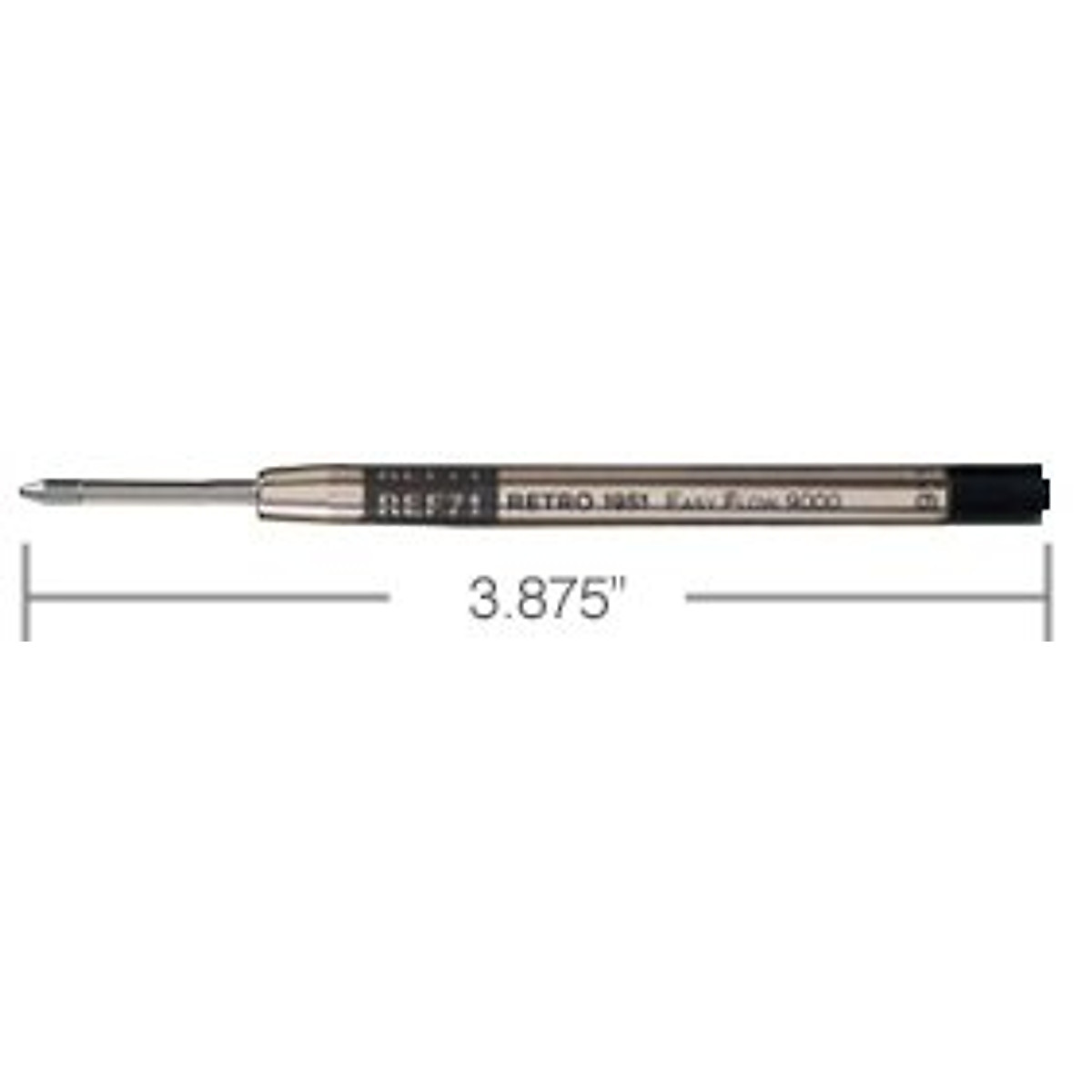 Retro 1951 Easy Flow 9000 Ballpoint Ink Refill, Black, 3-Pack (REF71-B)