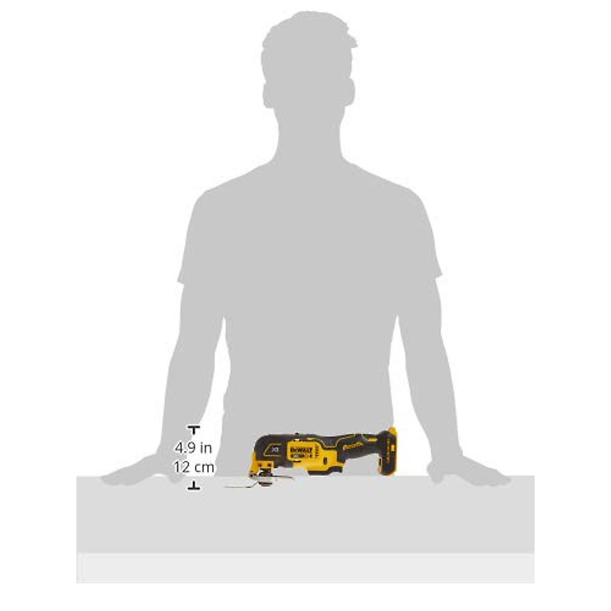 DEWALT 20V MAX* XR Oscillating Tool, Brushless, Tool Only (DCS355B)