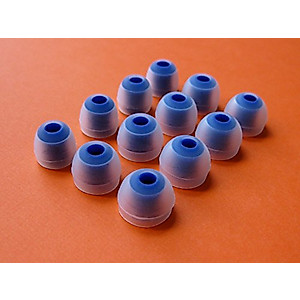 12pcs (CL-BL)- S/M/L Replacement Set Earbuds Eartips Compatible with Plantronics Backbeat Go 3 Wireless in Ear Earphones Headphones