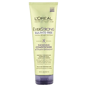 L'Oreal Paris EverStrong Sulfate Free Thickening Conditioner, Rosemary 8.5 Fluid Ounce