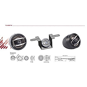 PIONEER TS-A300TW 20mm 450 Watt Component Tweeter