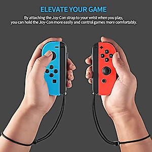 MOSAHOLL Wrist Strap for Switch Joycon – 2 Pack Lanyard Replacement Parts Accessories for Joy Con Joy-Con Controller