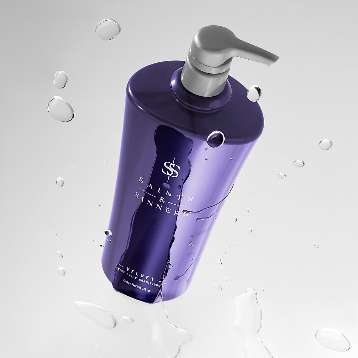 Saints & Sinners Velvet Divine Daily Conditioner for Dry, Moisture-Starved, Damaged Hair - Repair, Strengthen, Detangle & Eliminate Frizz