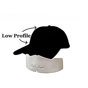 Shapers Image Cap Pro Baseball Crown Insert for Low Profile Fitted, Dad Caps and Snapback (3 Count, White)
