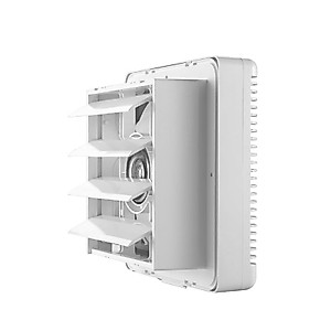 SAILFLO 10 Inch Window Shutter Exhaust Fan with Reversible Airflow, 476CFM 35W Wall-Mounted Quiet Ventilation Fan Air Intake Extractor for Bathroom Home Bedroom Attic, φ10 Inch Impeller