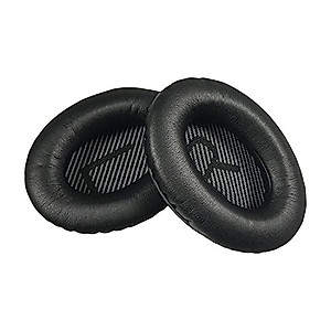Replacement Ear-Pads Cushions for Bose QuietComfort 15 25 35 2 QC-15 QC-25 QC-35 QC-2 Headphones,Compatible with Ae2 Ae2i Ae2w, SoundLink SoundTrue Around-Ear Series Headphones (Black)