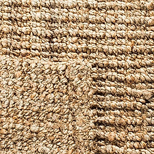SAFAVIEH Natural Fiber Collection 8' x 10' NF447A Handmade Chunky Textured Premium Jute 0.75-inch Thick Area Rug