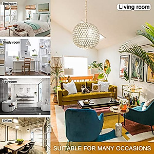 JERZO Macrame Hanging Wall Shelves, Boho Decor, Swing Rope Floating Shelf, Rustic Wood Storage Shelf for Bedroom Bathroom Living Room Nursery Dorm Room, Décor Plant Display