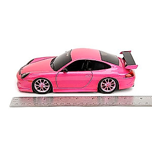 Pink Slips 1:24 Porsche 911 GT3RS Die-Cast Car, Toys for Kids and Adults(Pink)