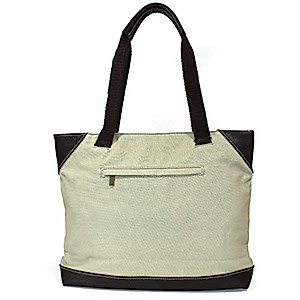 Chala Handbags Safari Giraffe Canvas Tote Purse