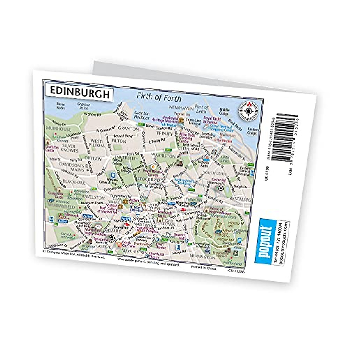 Edinburgh PopOut Map (PopOut Maps)
