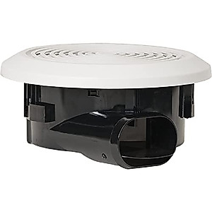 Ventline V2270-50 Breeze 360 Exhaust Fan - Non-Lighted, 50 CFM , White
