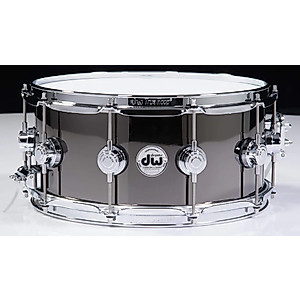 DW Collector's Series Black Nickel Over Brass Snare Drum 6.5x14" DRVB6514SVC