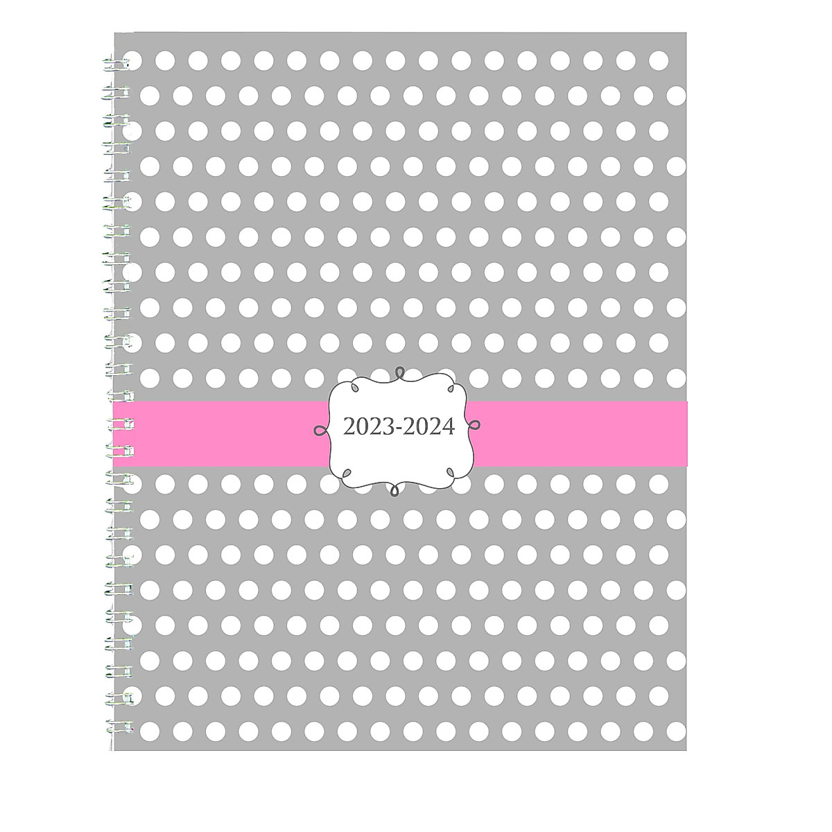 House of Doolittle 2023-2024 Weekly and Monthly Planner, Academic, Dots Hard Cover, 7 x 9 Inches, August - July (HOD29593-24)