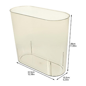 Cabilock Trash Can Garbage Can Bins for Organization Trash Bucket Trash Container Trash Bin Waste Basket Kitchen Wastebasket Bathroom Wastebasket Large The Pet Flower Bucket Office