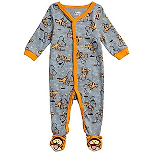 Disney Baby Boys' Romper: Mickey Mouse, Winnie the Pooh, Lion King, Size 6-9 Months, Tiger