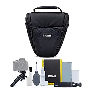 Kodak AZ421 PIXPRO Astro 16MP Digital Camera (Red) Bundle with Memory Card, Rechargeable Battery and Charger Kit Compatible with Casio NP-40 and Kodak LB-060, and Holster Camera Case (4 Items)