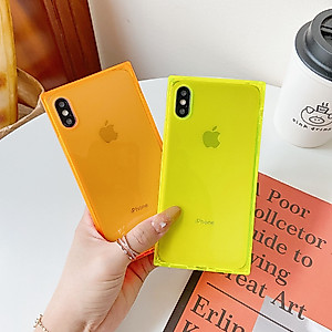 Cocomii Square Case Compatible with iPhone XR - Luxury, Slim, Glossy, Show Off The Original Beauty, Anti-Yellow, Easy to Hold, Anti-Scratch, Shockproof (Crystal Clear)