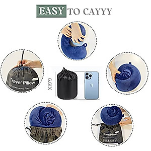 Gluck Plants Travel Pillow,Neck Pillow for Traveling U Shaped Memory Foam Green Portable Headrest Sleep Airplane Travel Neck Pillow for Flight,Car & Home,Office